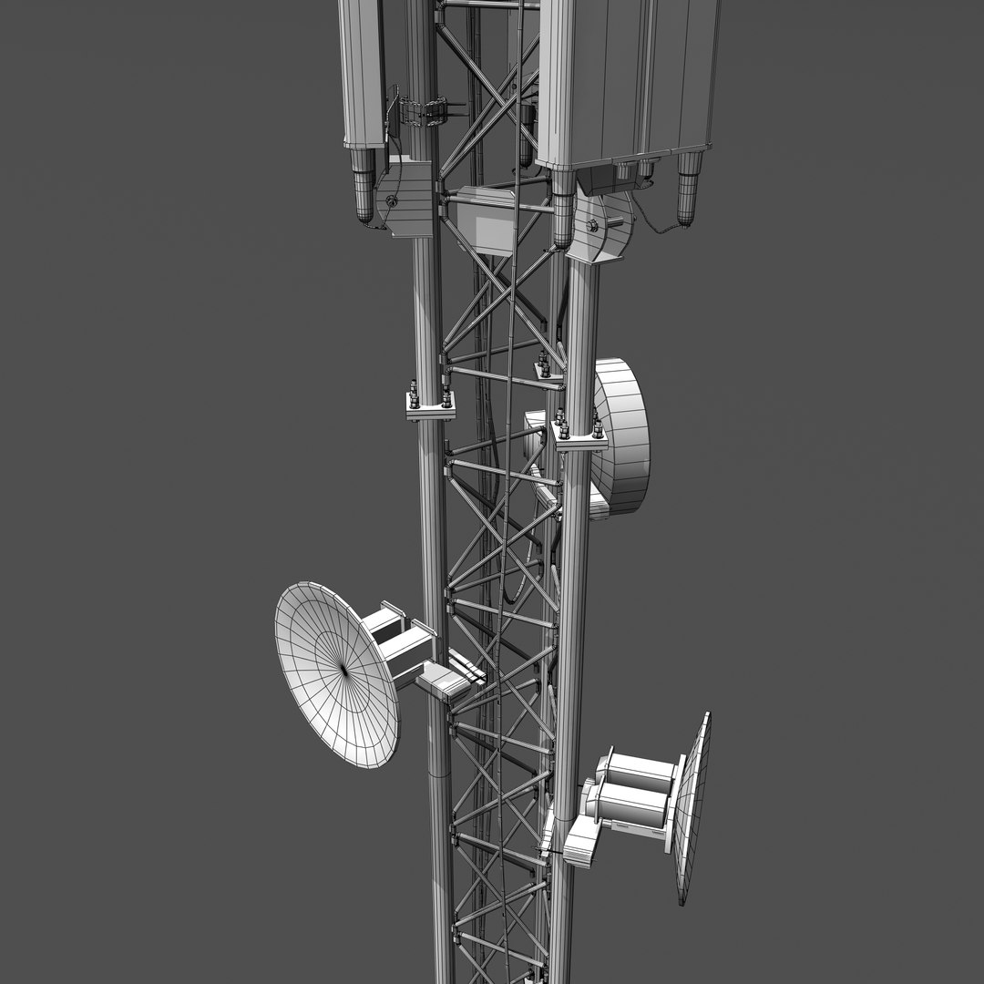3ds Max Cell Antenna Tower