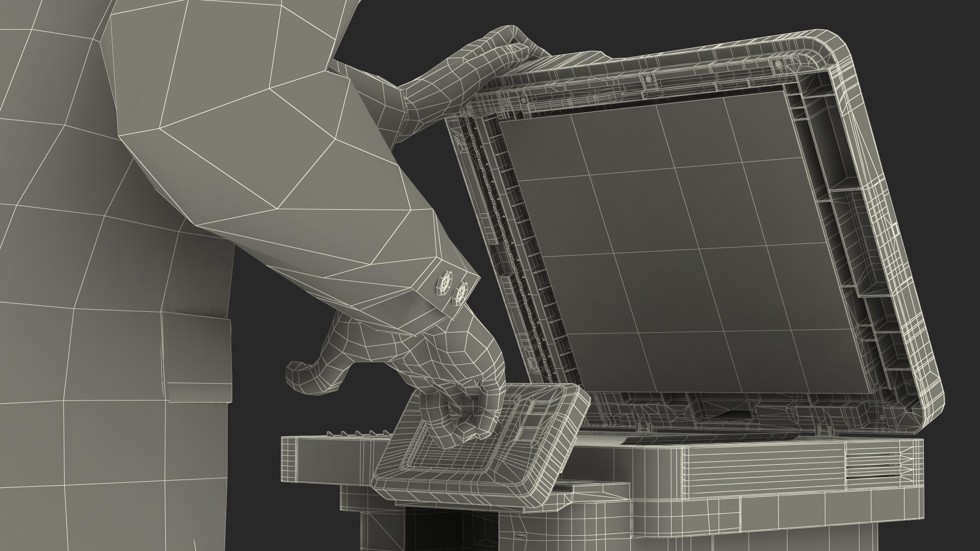 Multifunction Laser Printer With Business Man 3D Model - TurboSquid 1855713