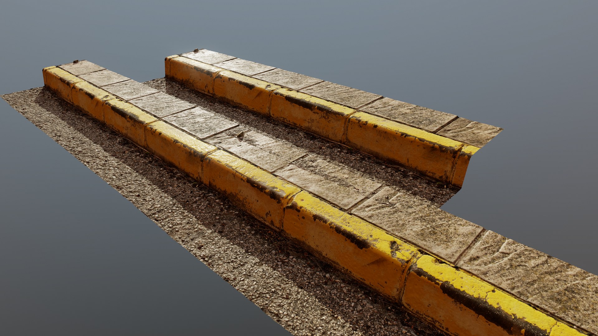 Sidewalk Edge Photoscan Model - TurboSquid 1817257