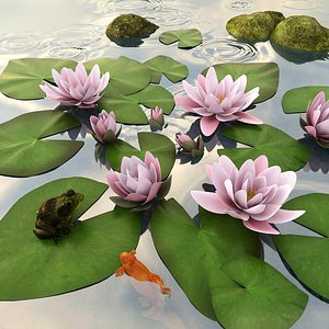 Download Free & Premium Pond 3D Models | TurboSquid