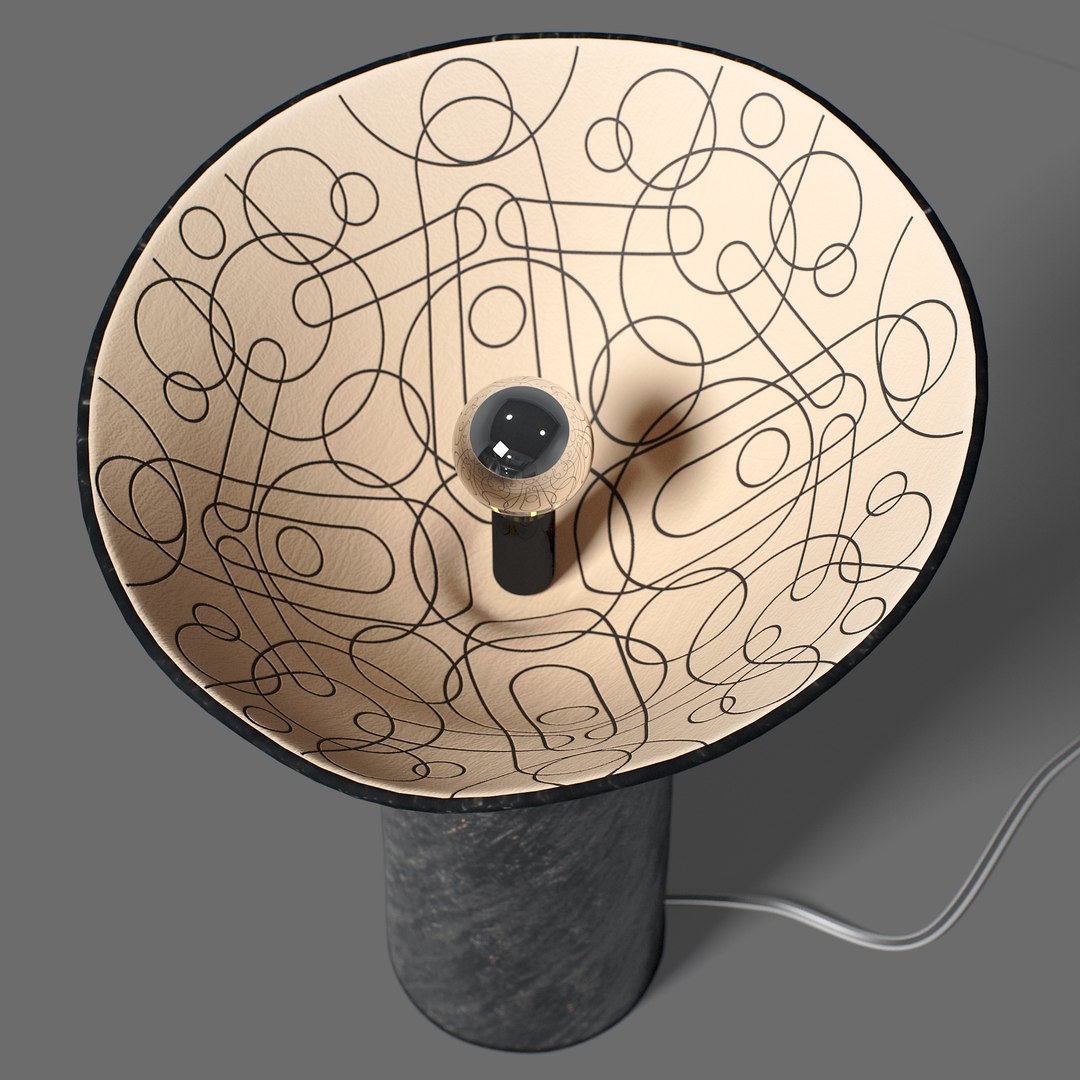 3D Gala Table Lamp - TurboSquid 2097485