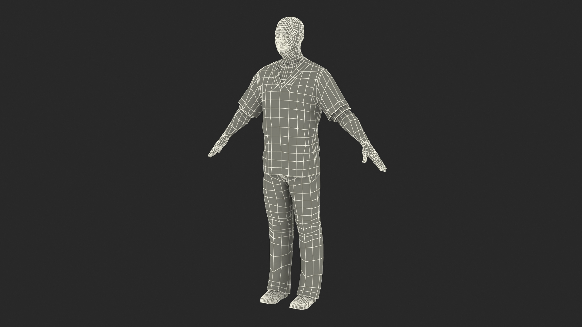 3D Model Male Prisoner - TurboSquid 2363070