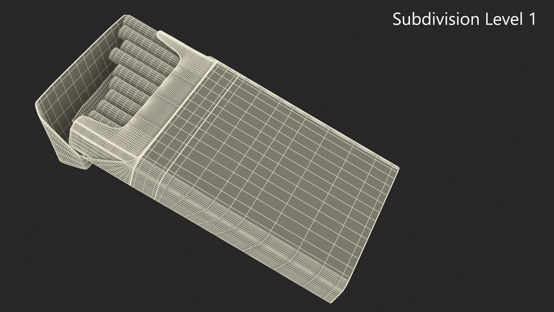 Open Pack Of Cigarettes Super Slim Silver 3D Model - TurboSquid 2281789