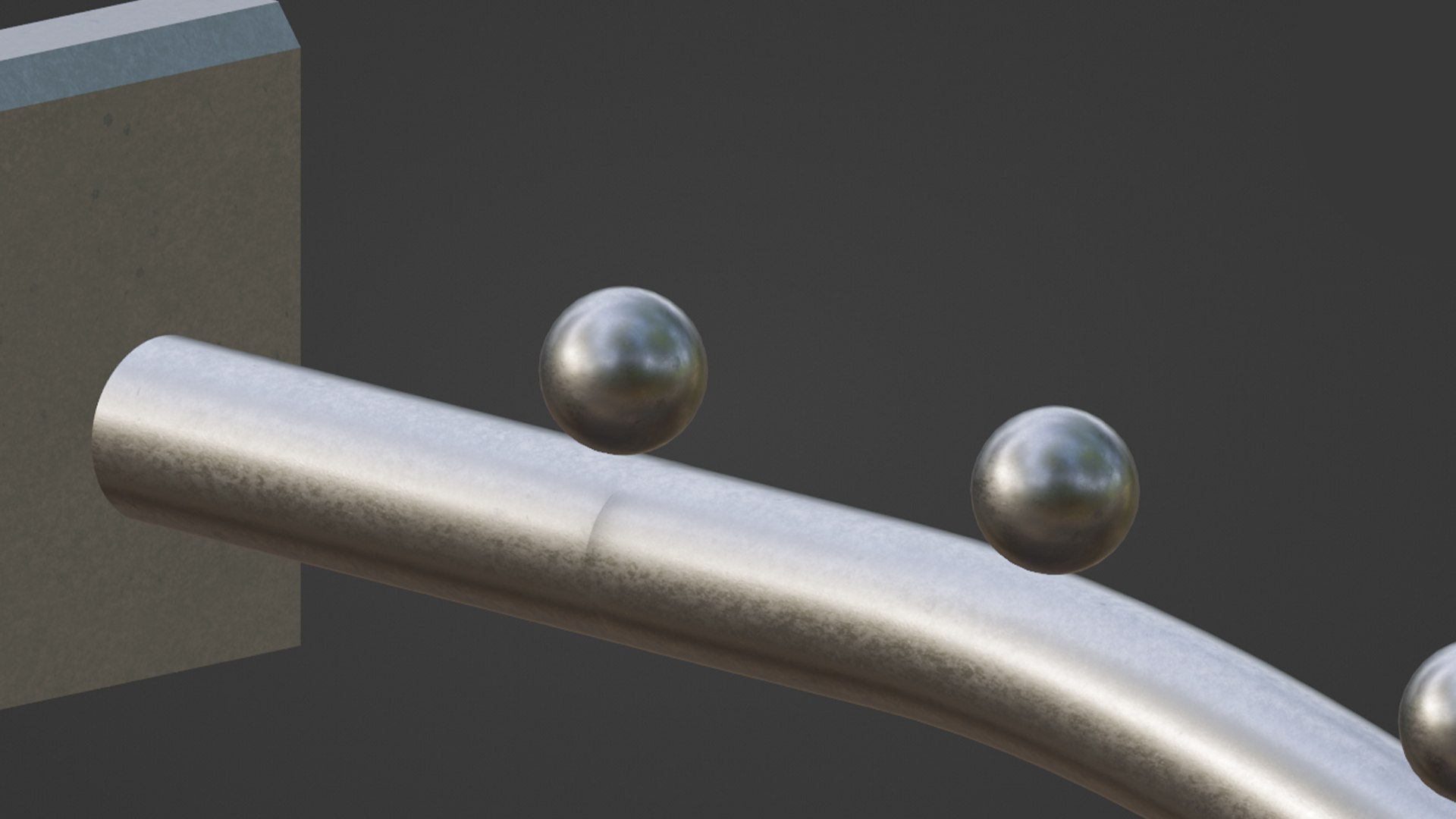 Metal wall display hook 3D - TurboSquid 2173193