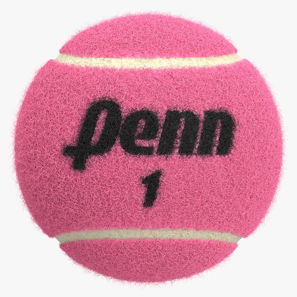 modelo 3d Pelota de tenis Penn - Rosa - TurboSquid 2217832