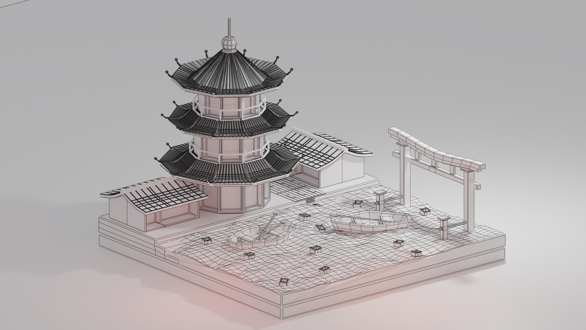 3D CHINA Model - TurboSquid 2106466