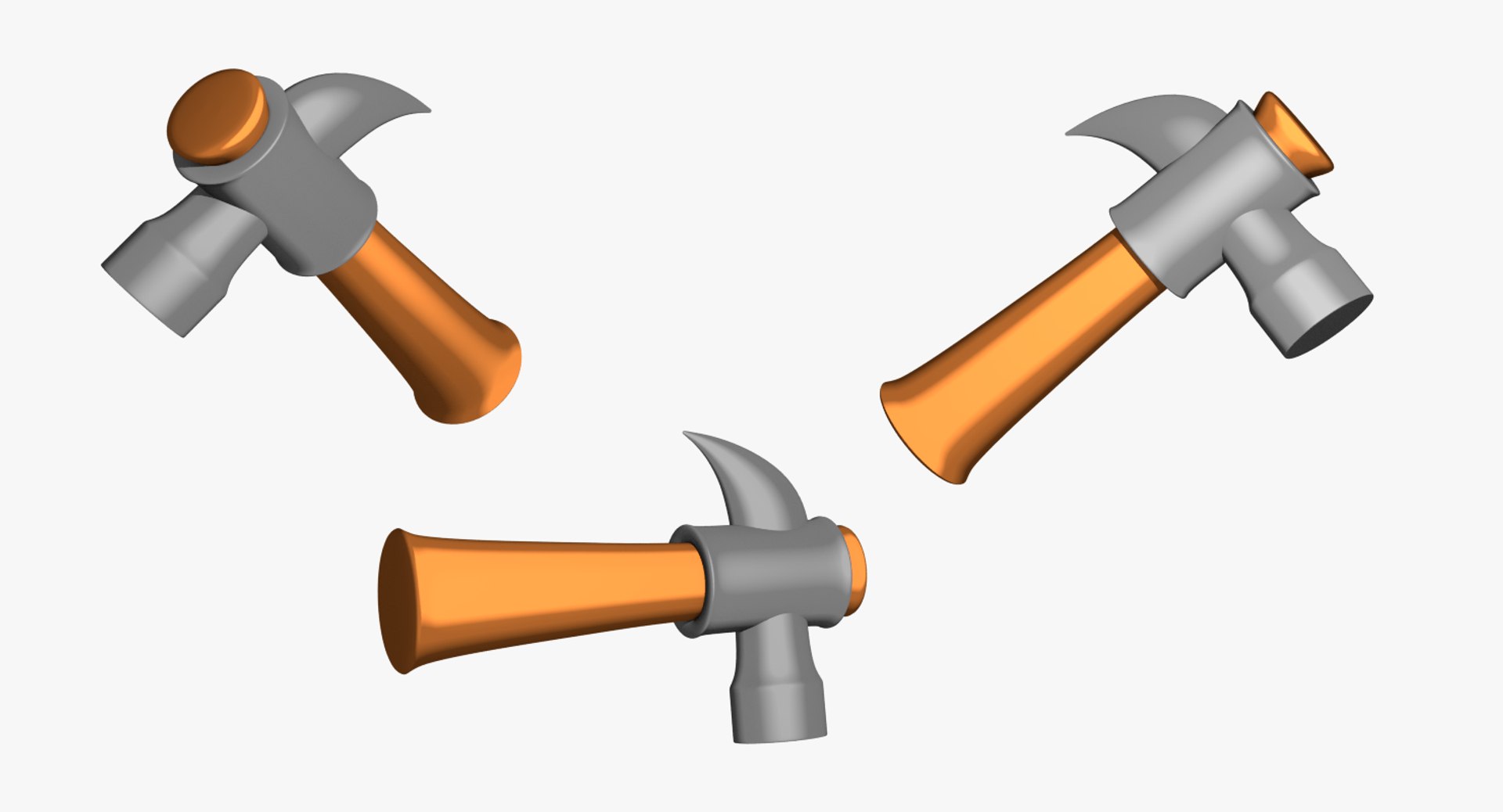 3ds Cartoon Hammer Toon