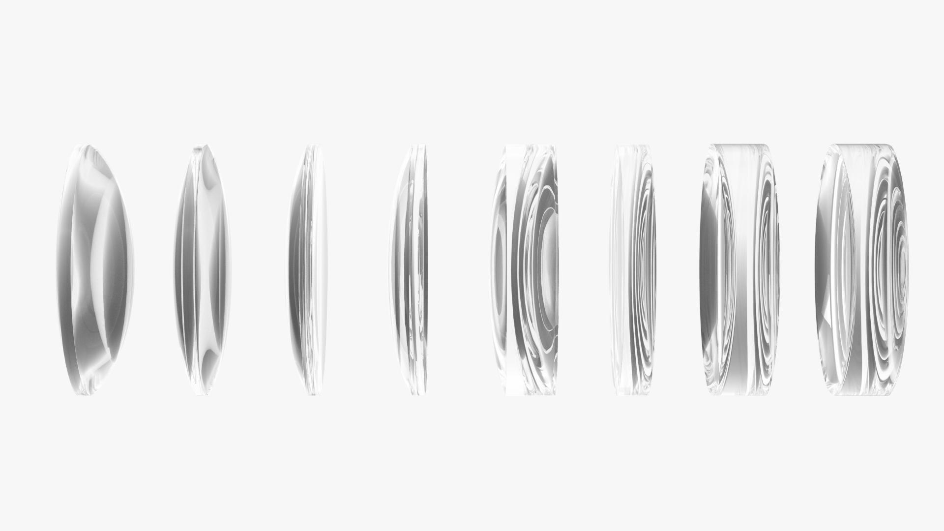 Simple Optical Lenses 3D Model - TurboSquid 2003531