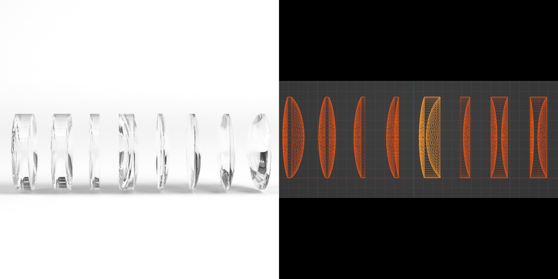 Simple Optical Lenses 3D Model - TurboSquid 2003531