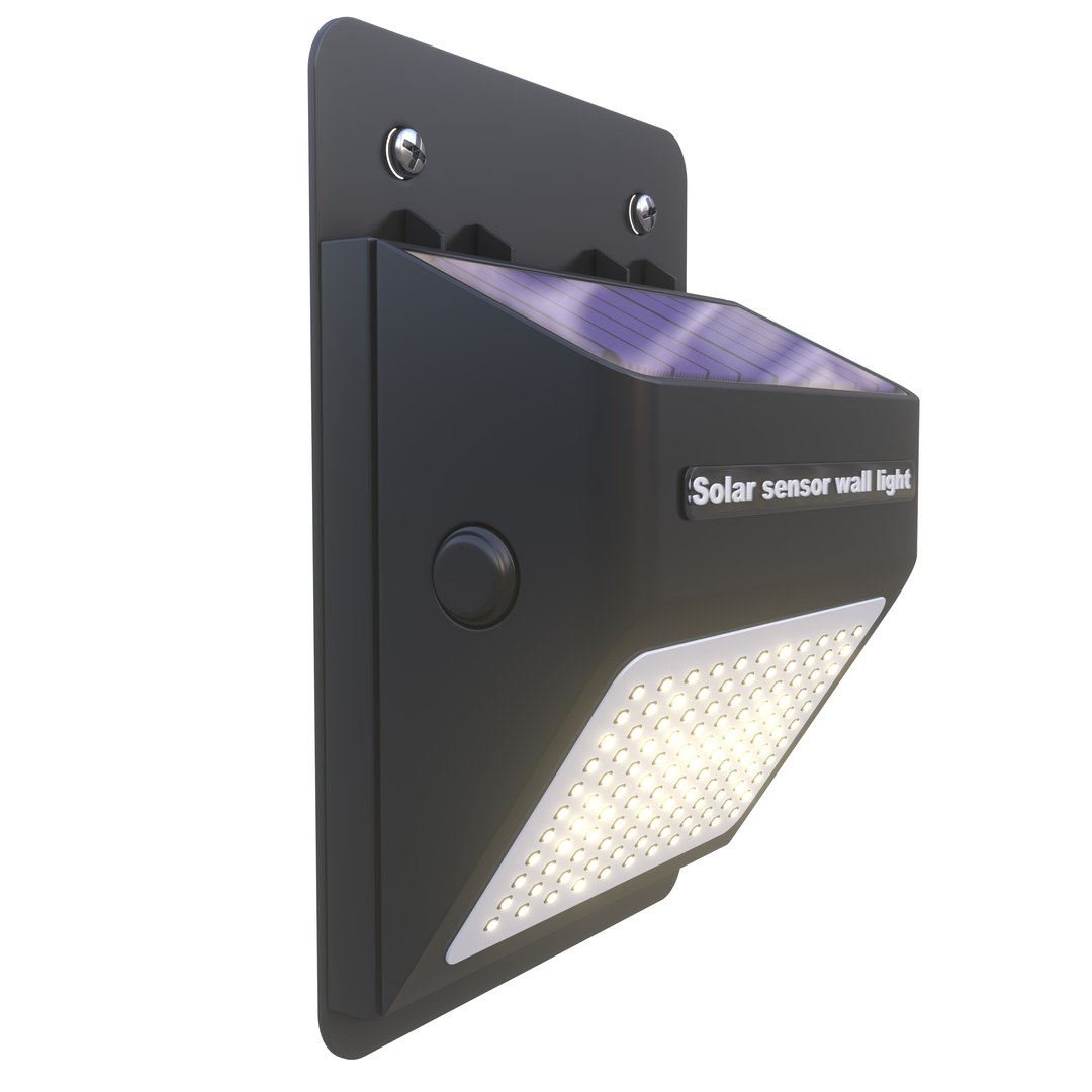 3D Solar Panel And Lantern - TurboSquid 2119891