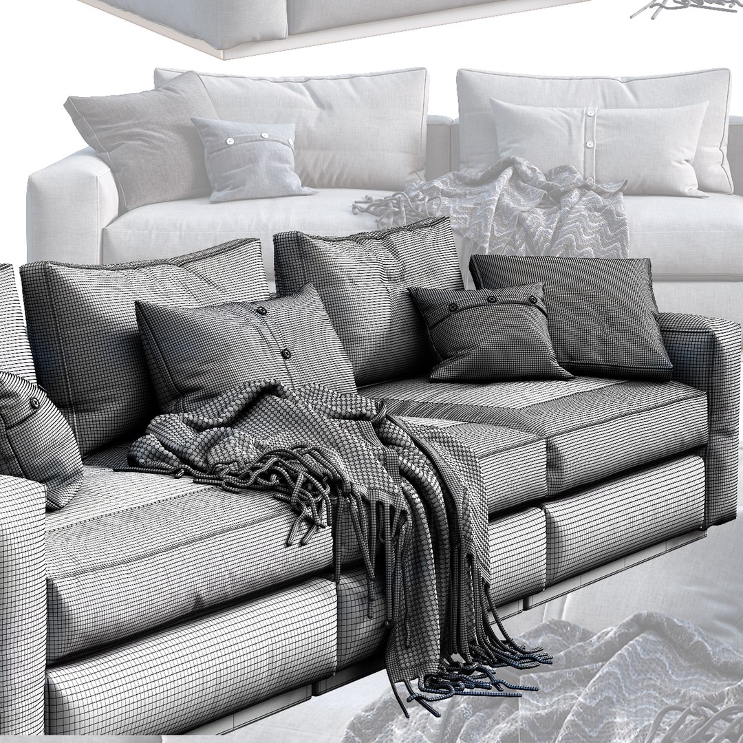 3D model flexform sofa beauty - TurboSquid 1568811