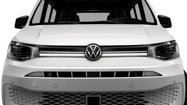 Volkswagen caddy life 3D model - TurboSquid 1687334