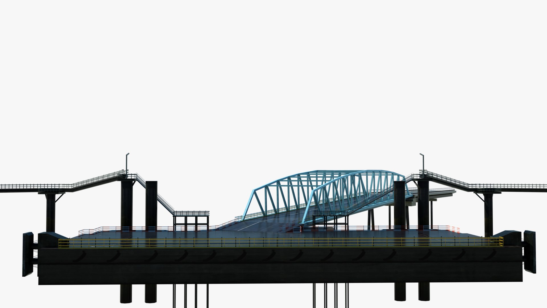 Pier mooring 3D model - TurboSquid 1232075
