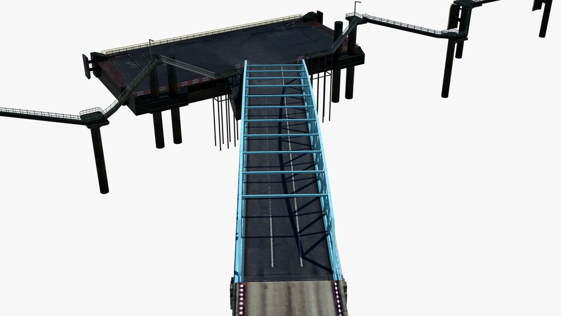 Pier mooring 3D model - TurboSquid 1232075