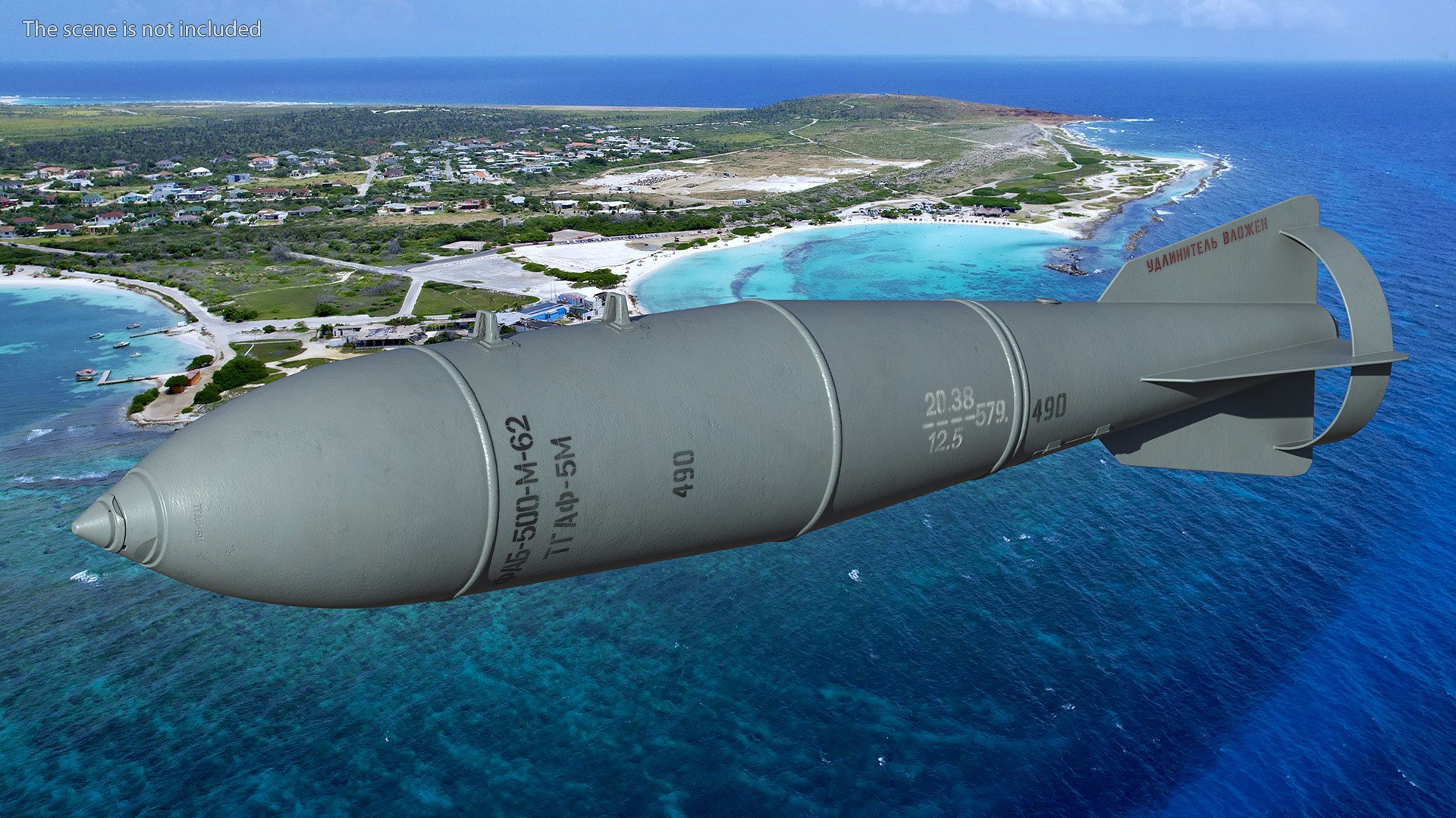 Russian FAB 500 M62 Air Bomb 3D - TurboSquid 2227974