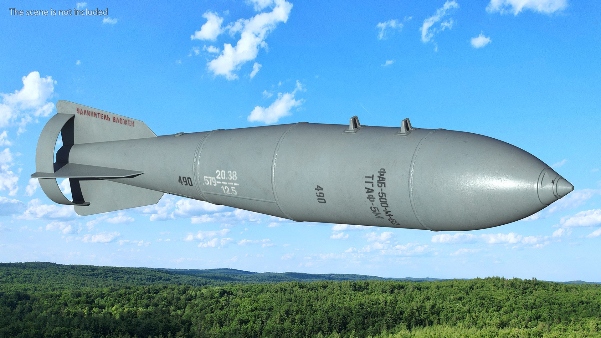 Russian FAB 500 M62 Air Bomb 3D - TurboSquid 2227974