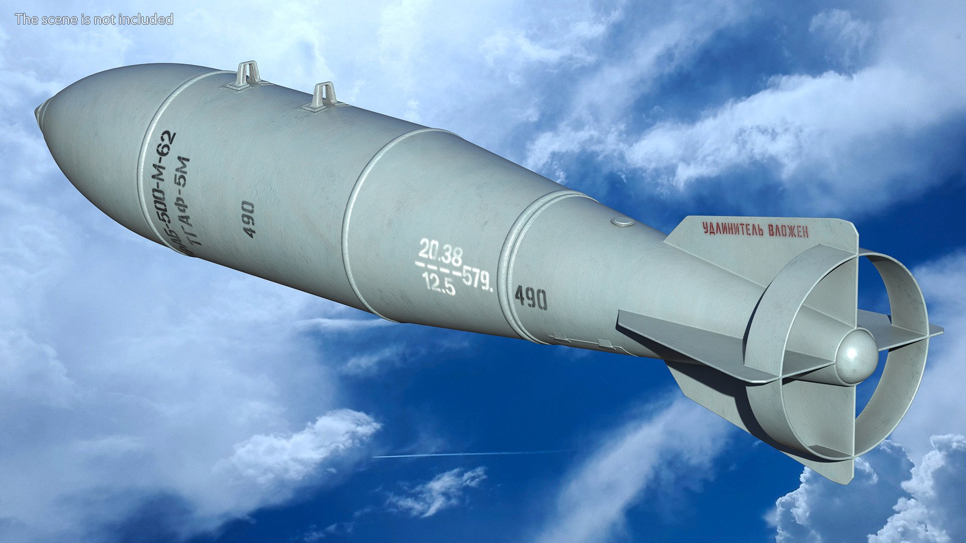 Russian FAB 500 M62 Air Bomb 3D - TurboSquid 2227974