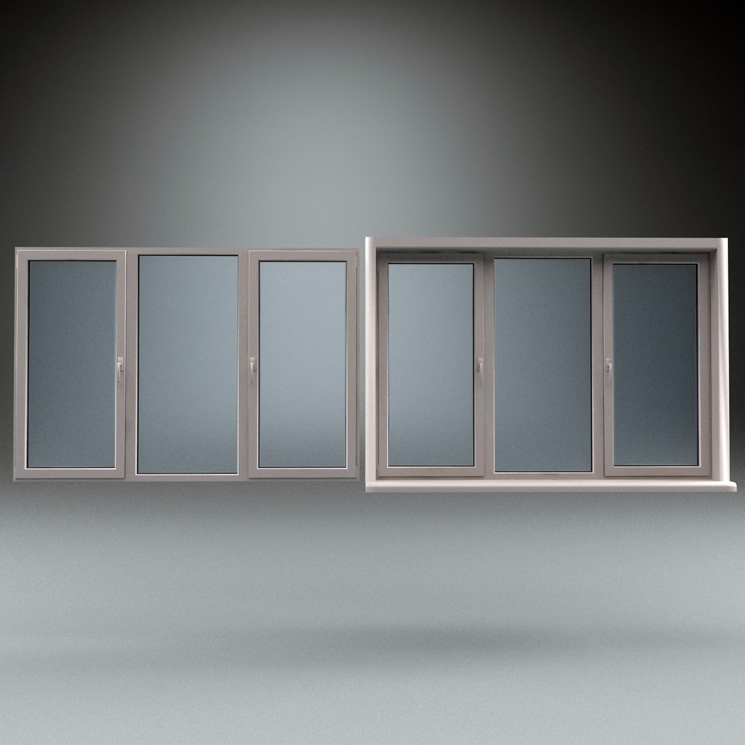 Plastic Window V3 3d Model