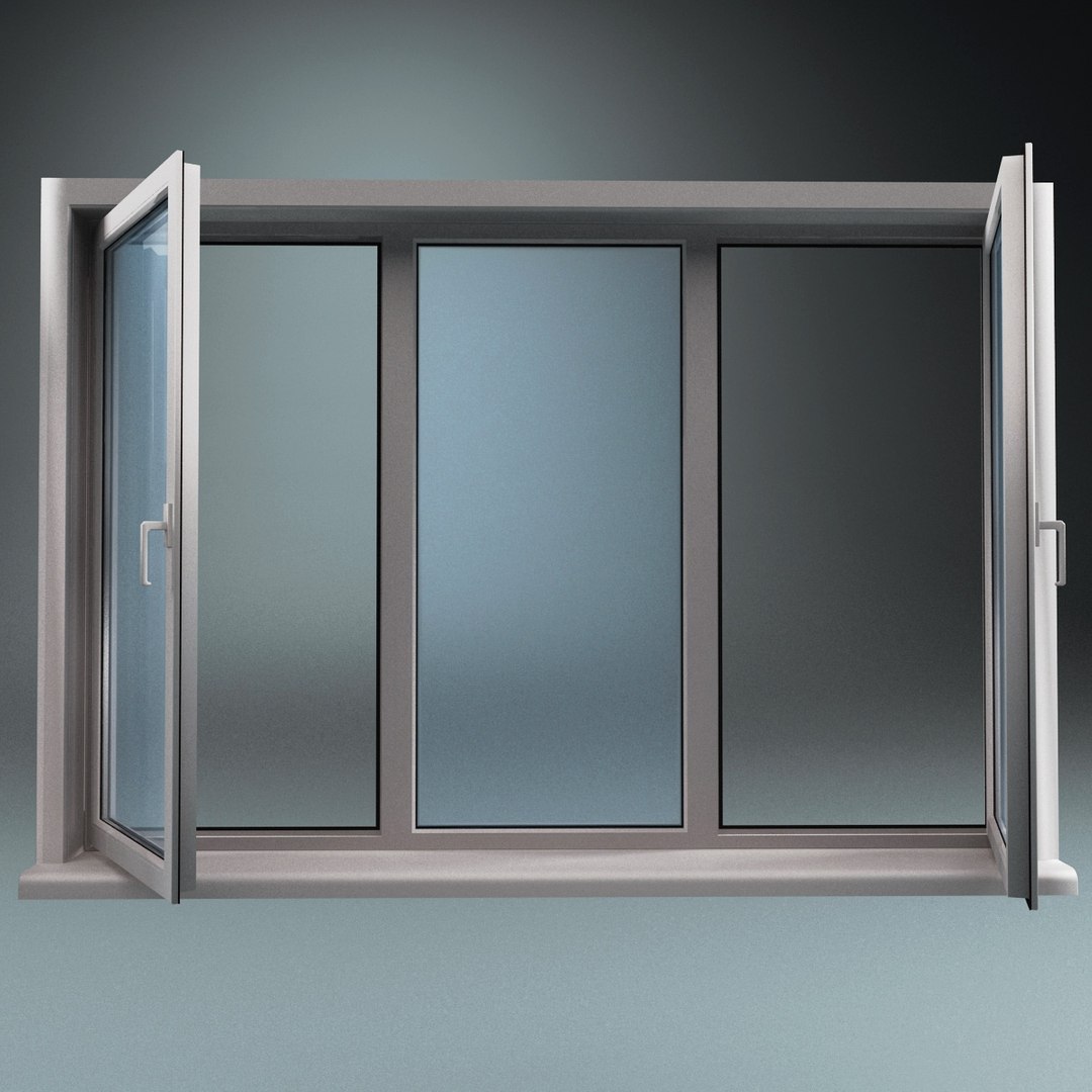 Plastic Window V3 3d Model