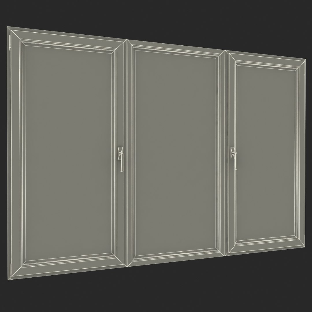 Plastic Window V3 3d Model