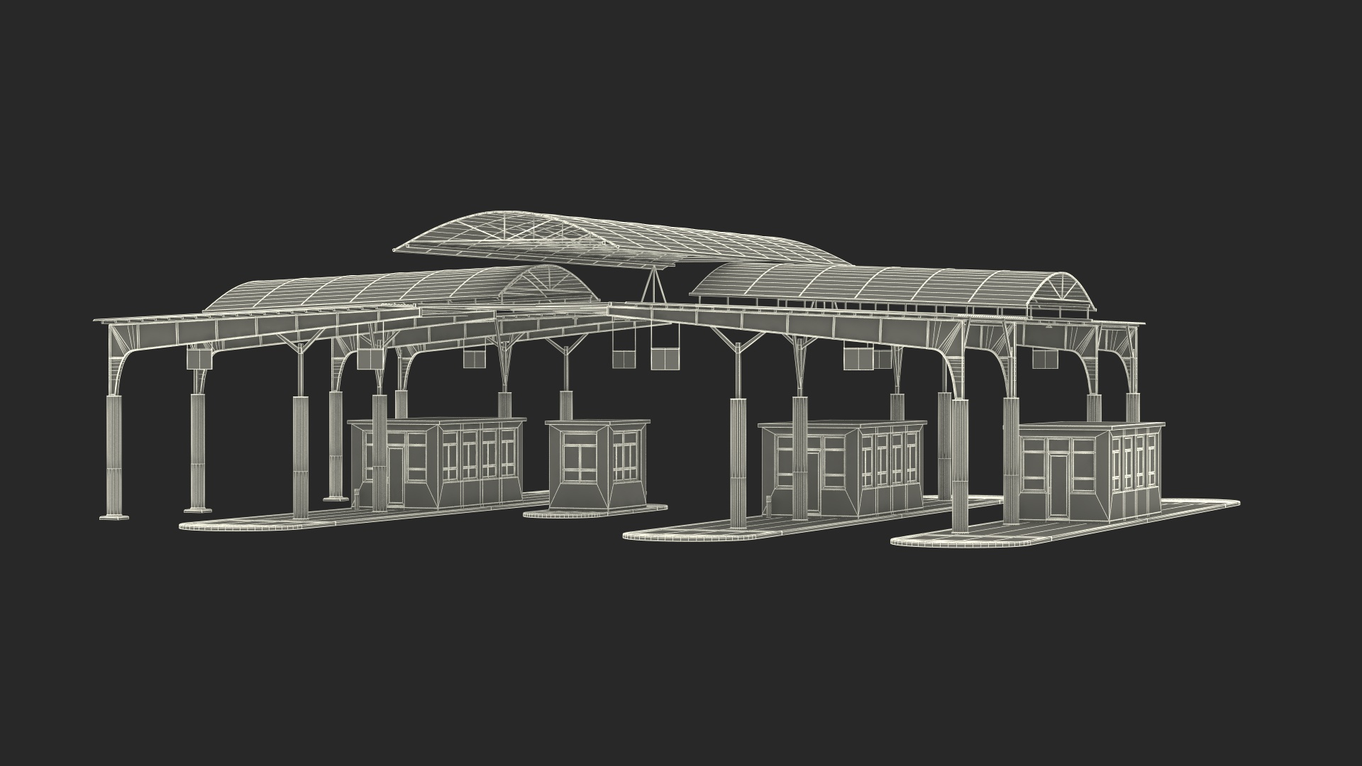 Border Checkpoint 3D Model - TurboSquid 2287231