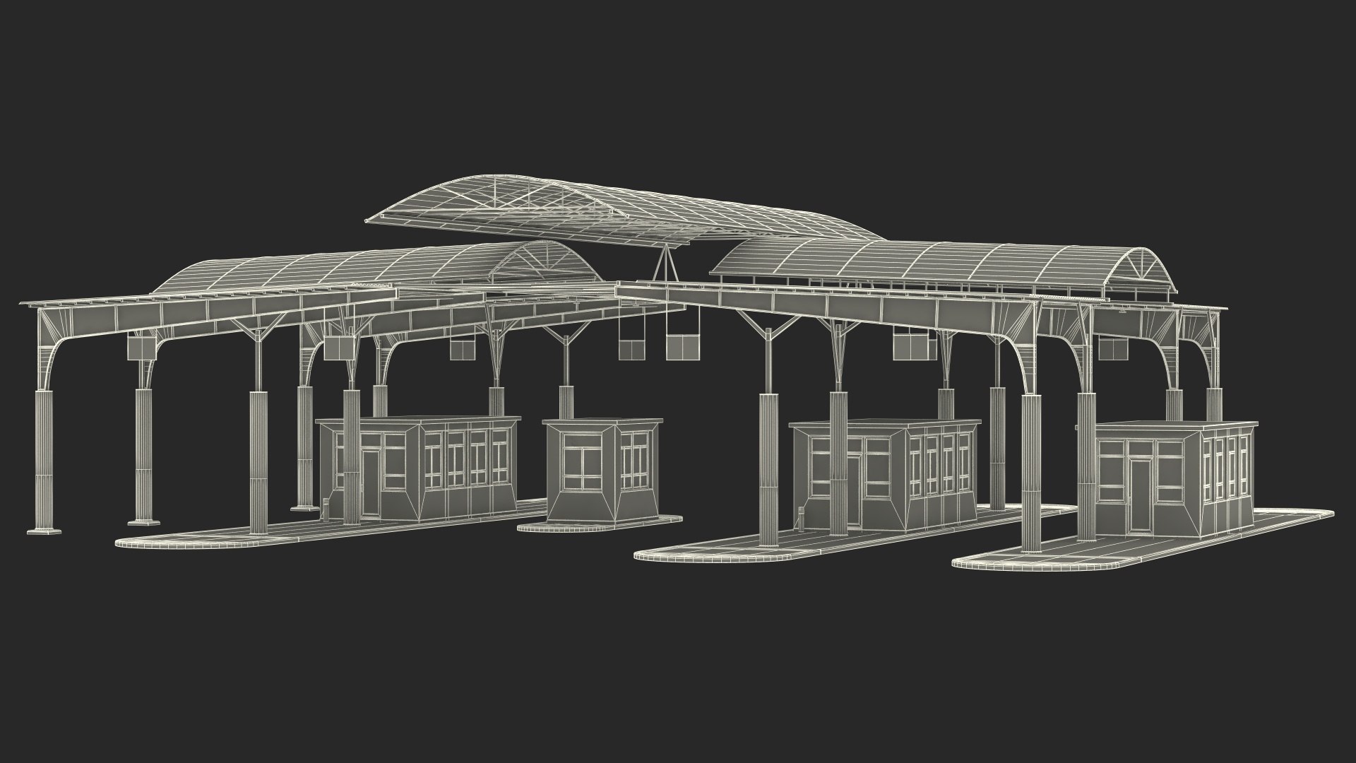 Border Checkpoint 3D Model - TurboSquid 2287231