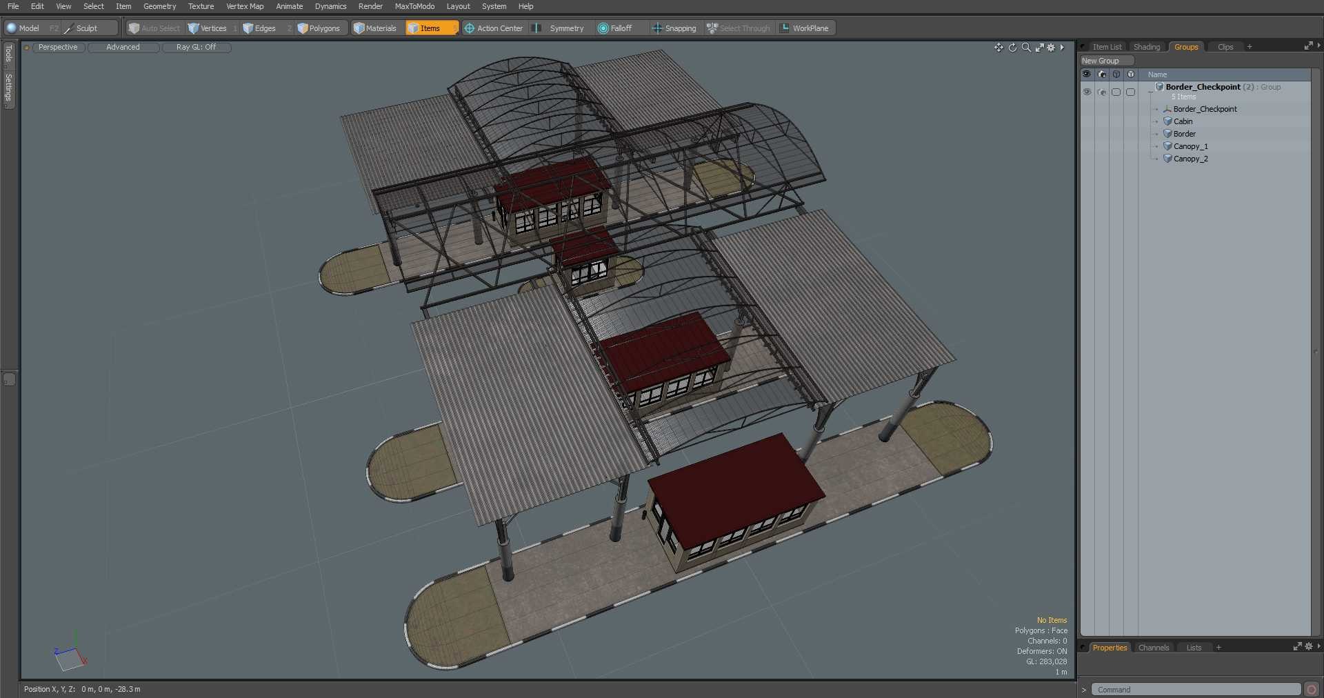 Border Checkpoint 3D Model - TurboSquid 2287231