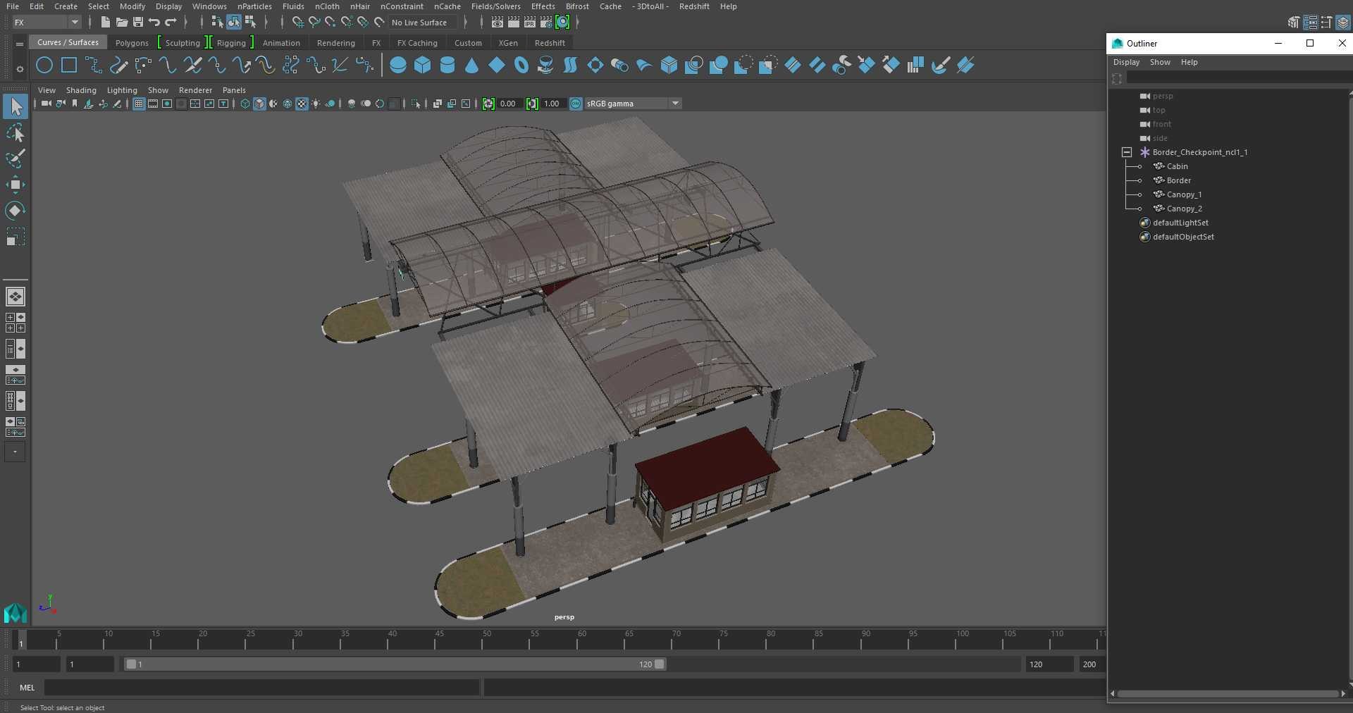 Border Checkpoint 3D Model - TurboSquid 2287231