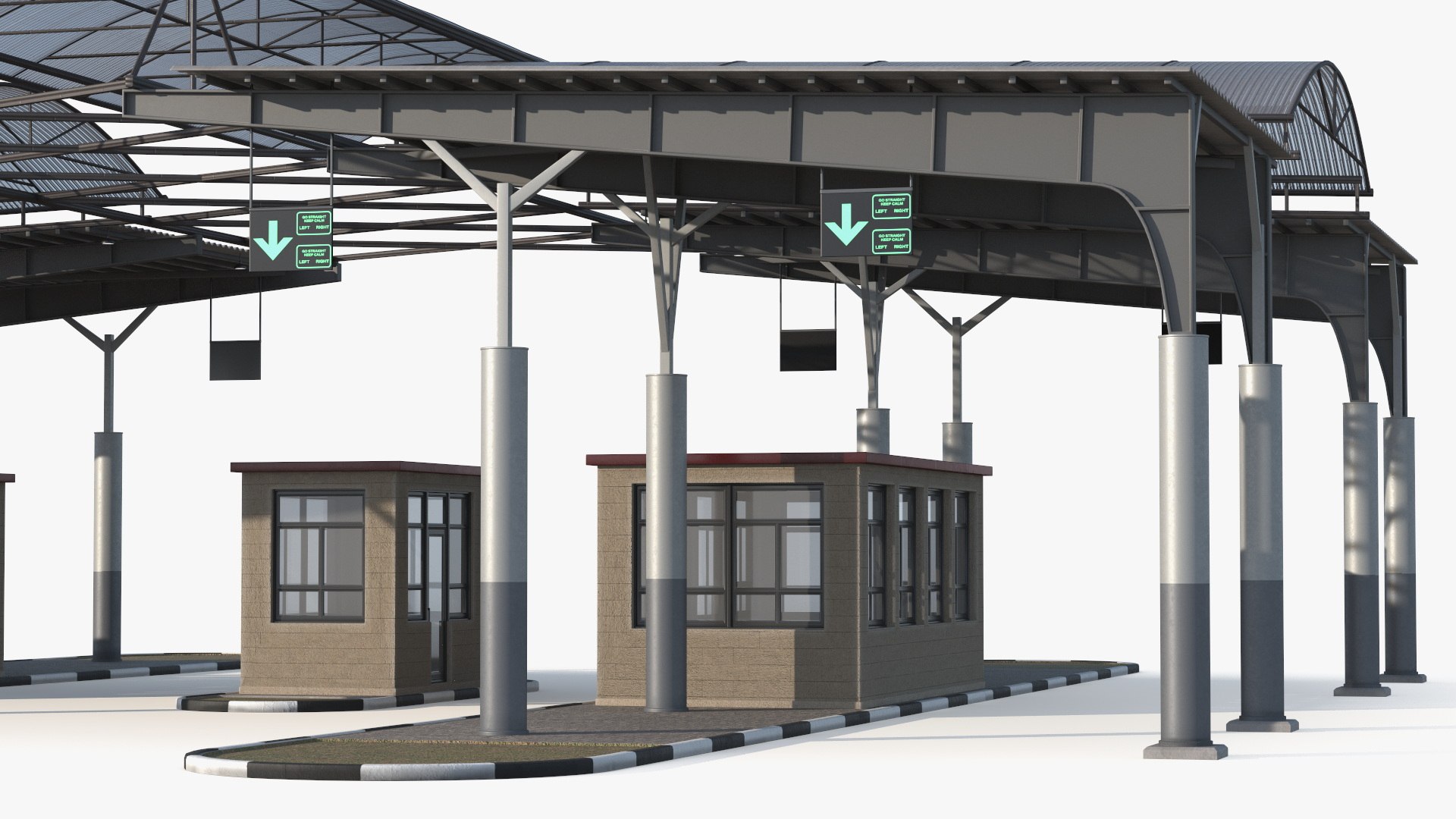 Border Checkpoint 3D Model - TurboSquid 2287231