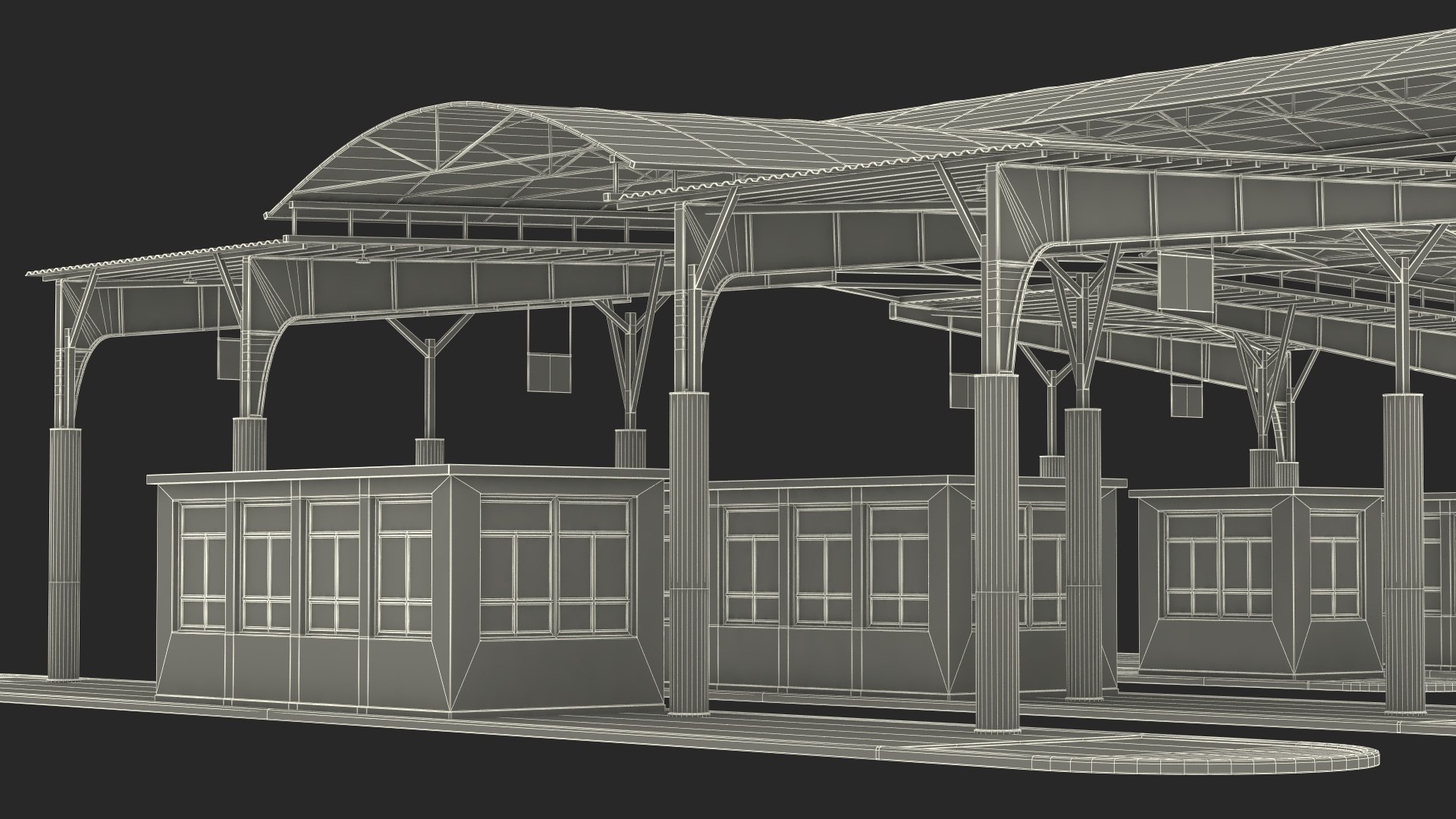 Border Checkpoint 3D Model - TurboSquid 2287231