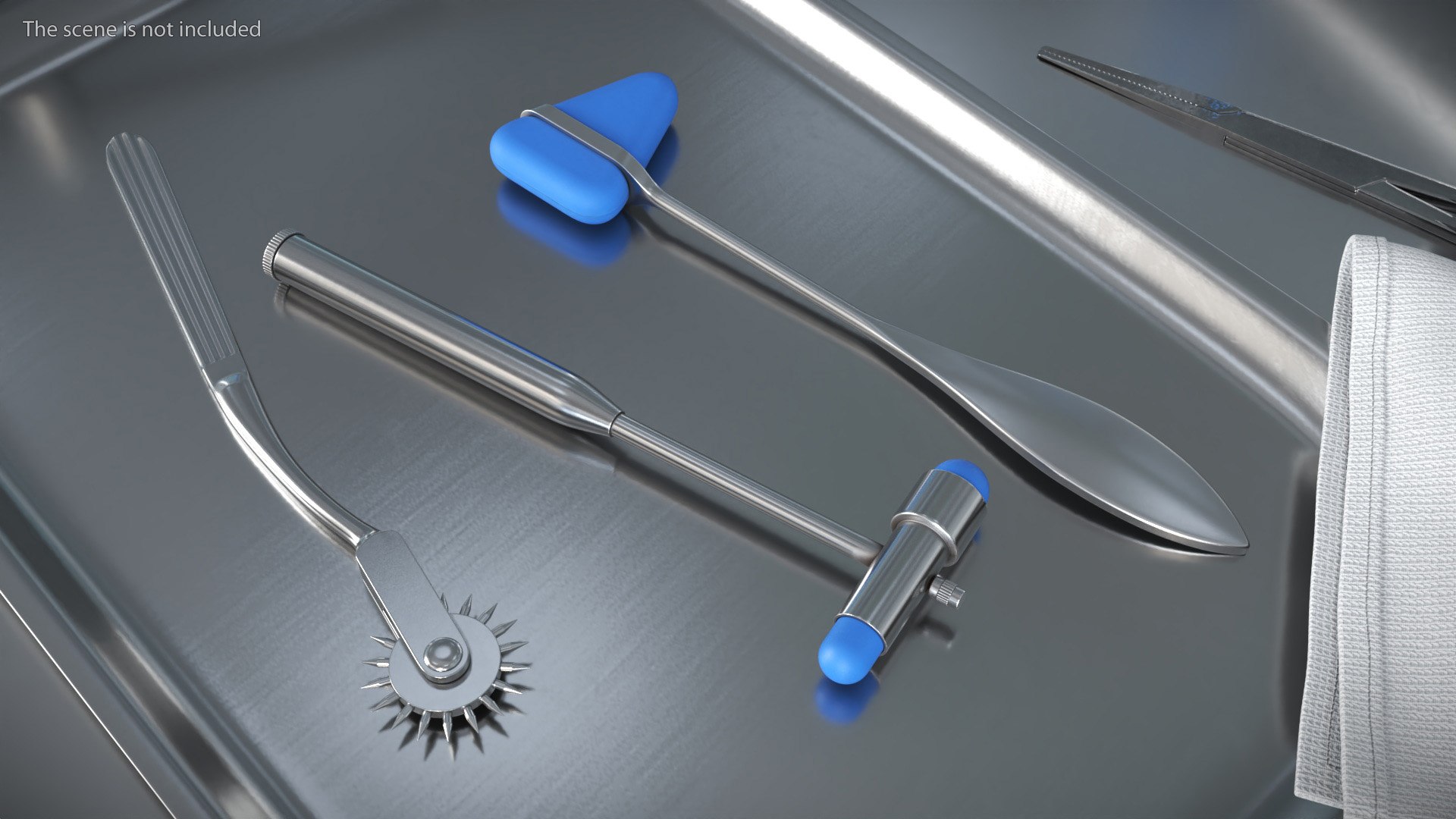 Professional Neurological Examination Tools Set 3D Model - TurboSquid ...