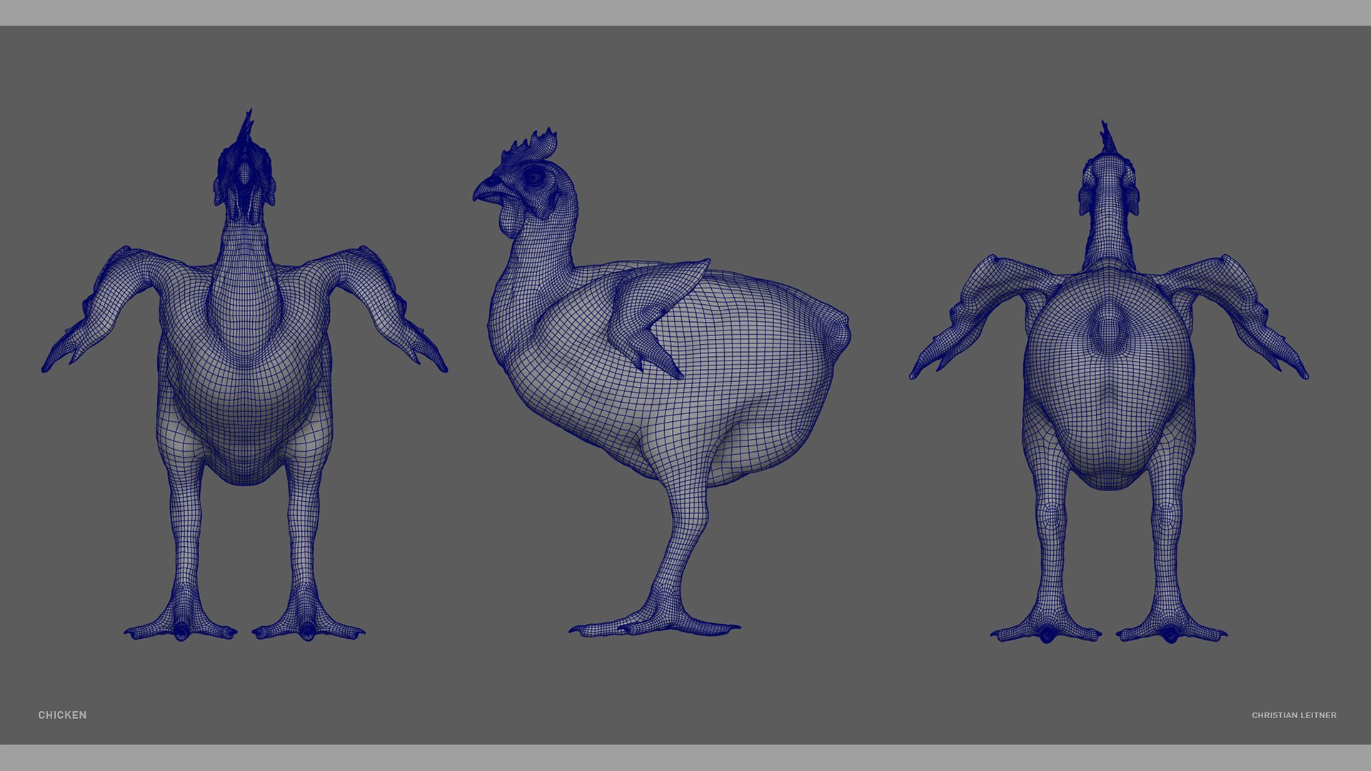 3D Chicken - TurboSquid 1791095