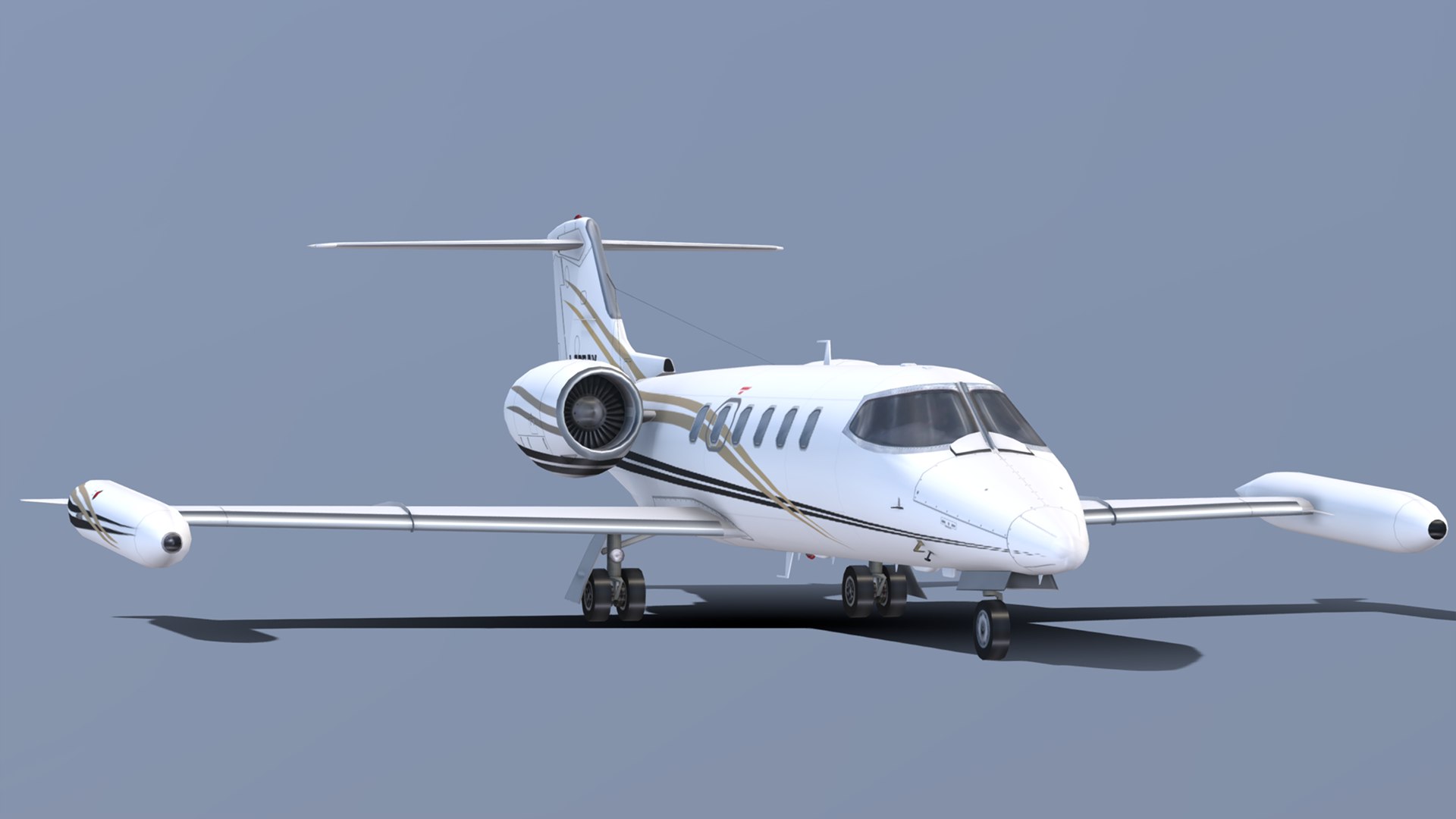 3D Learjet 35 Model - TurboSquid 2218266