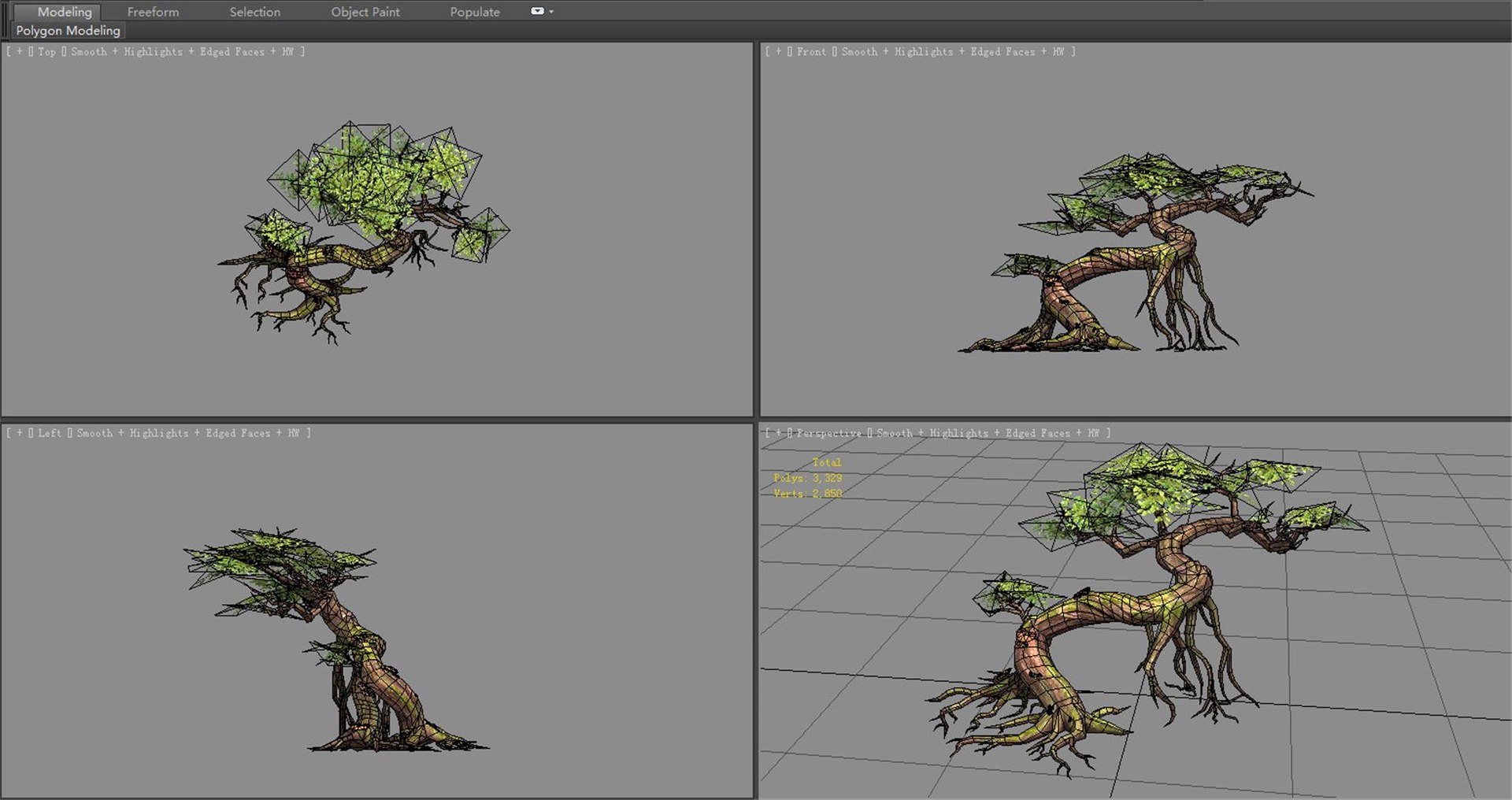 Curved Vines - Swamp Trees - Jungle Roots - Pine 3D Model - TurboSquid ...