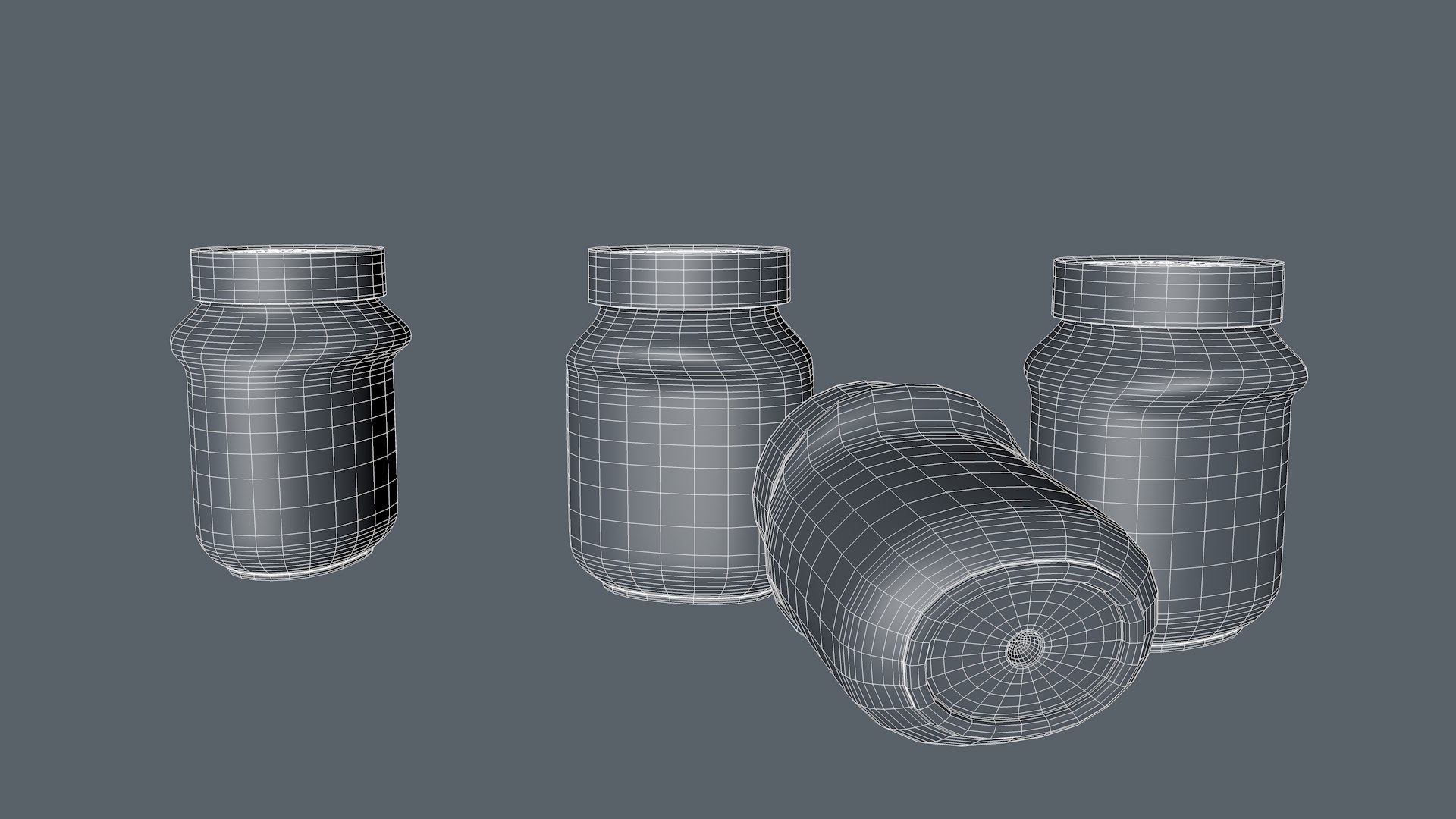 3D Model Nutella Bottle - TurboSquid 1416384