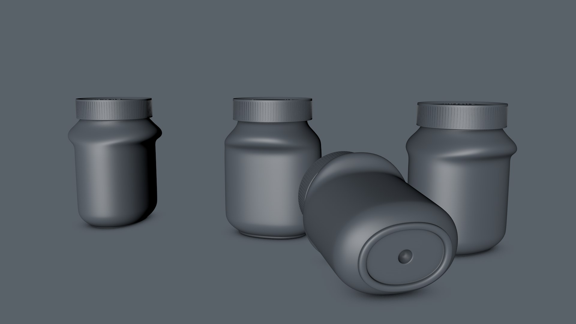 3D Model Nutella Bottle - TurboSquid 1416384