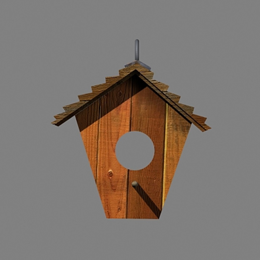 3d Bird Birdhouse House Model