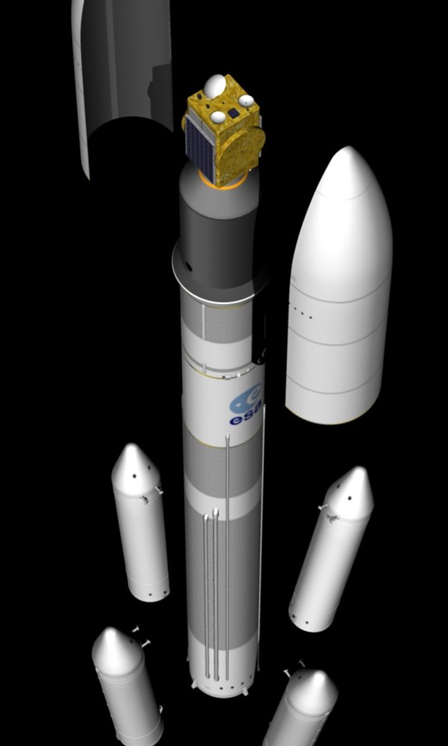 3d Ariane 6 Model
