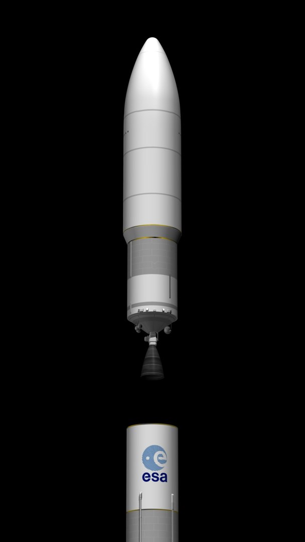 3d Ariane 6 Model