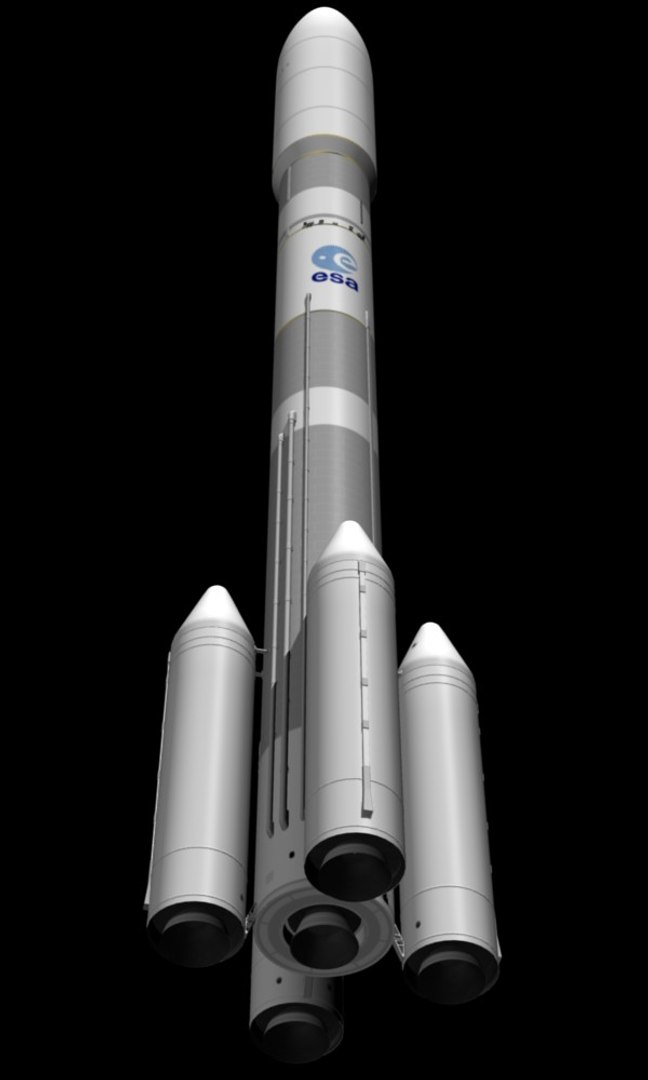 3d Ariane 6 Model