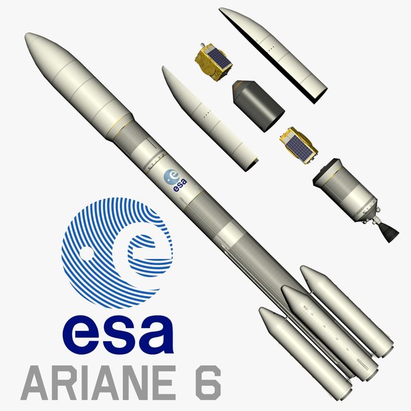 3D ariane 5 eca model - TurboSquid 1291328