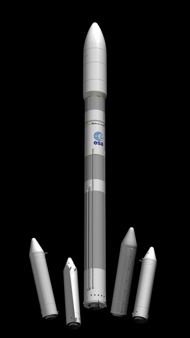 3d Ariane 6 Model