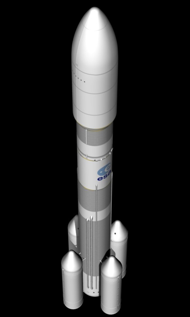 3d Ariane 6 Model