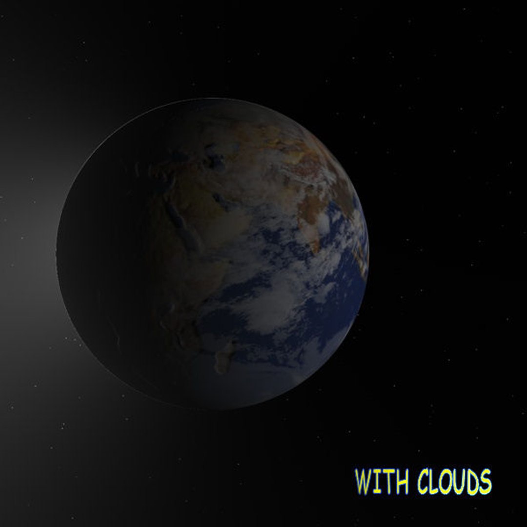 Space Earth 3d Model