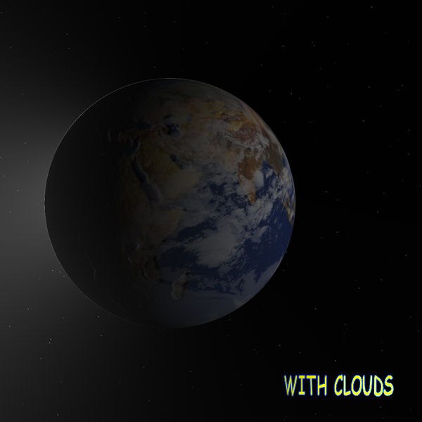 space earth 3d model