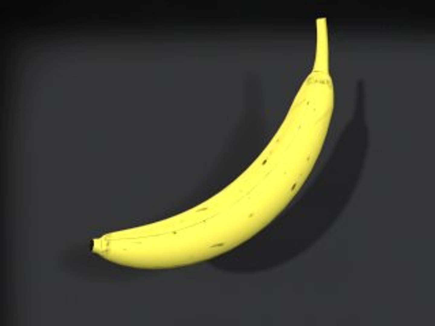 3ds Max Yellow Banana