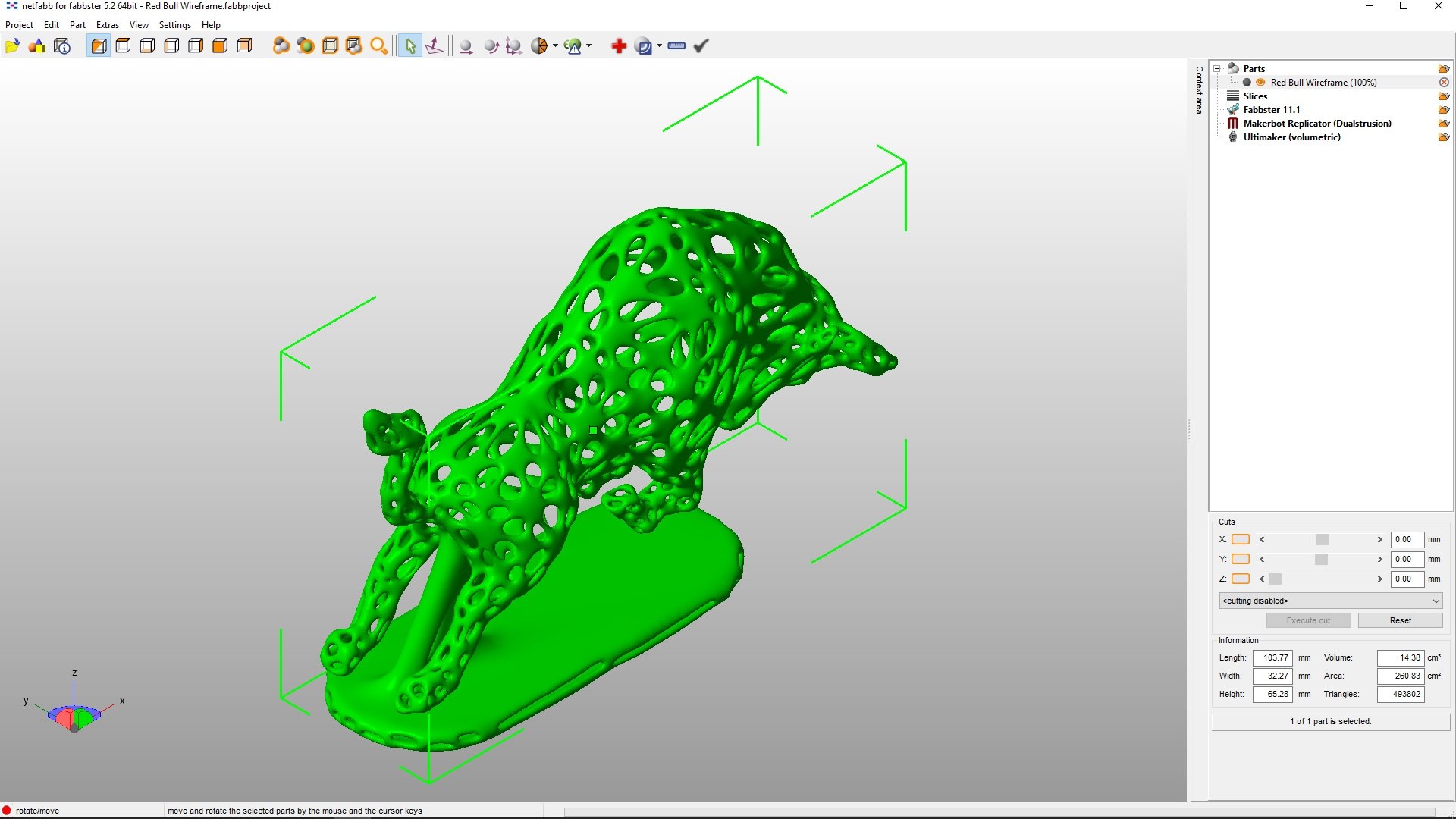 3D Bull Wireframe V2 - TurboSquid 1285375