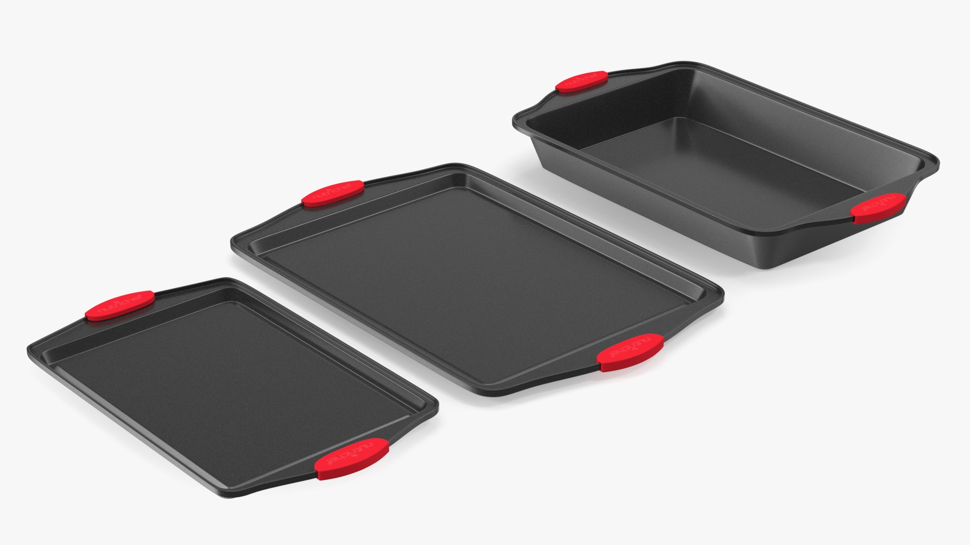 Baking Trays Set Model - TurboSquid 1981363