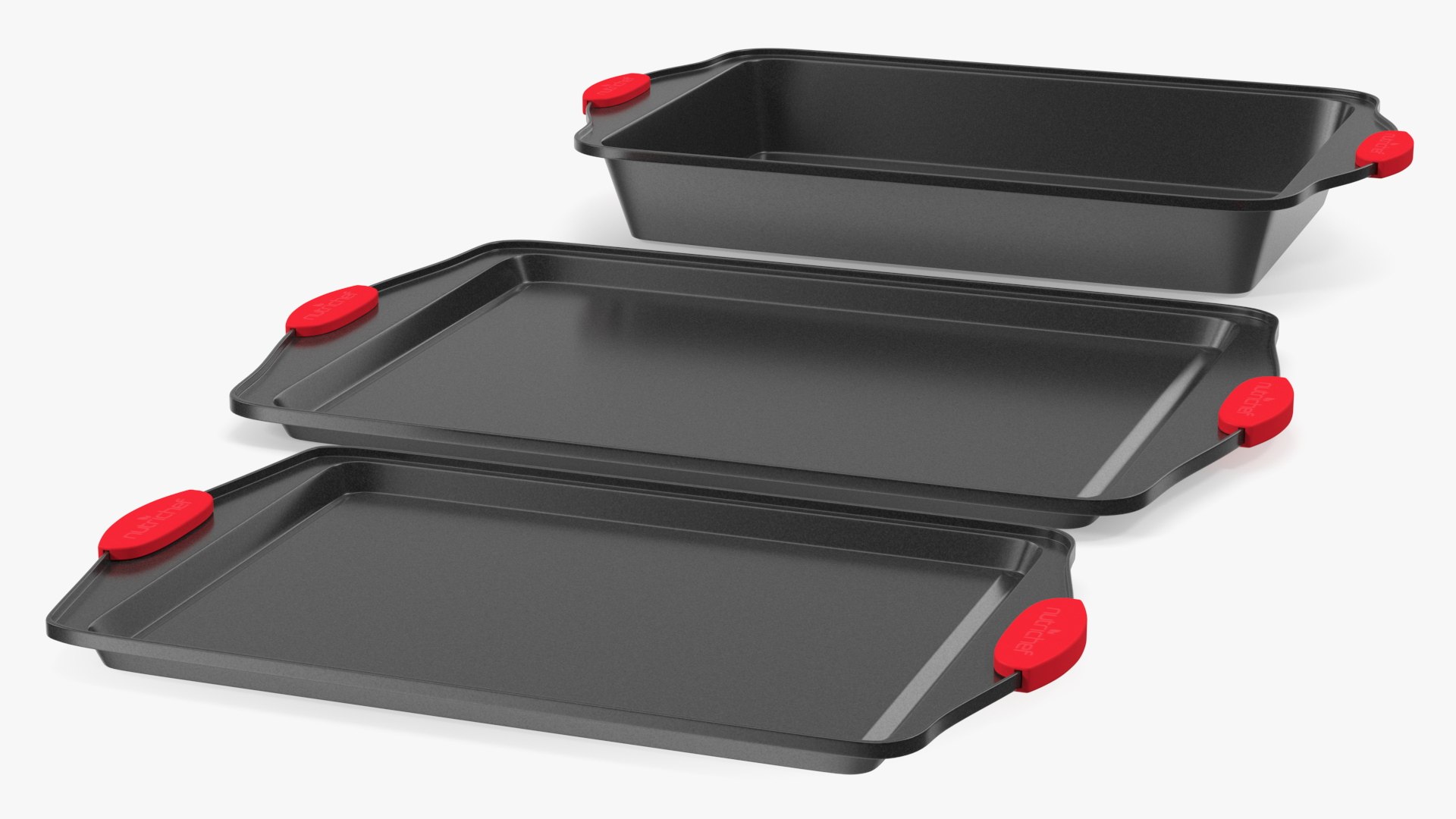 Baking Trays Set Model - TurboSquid 1981363