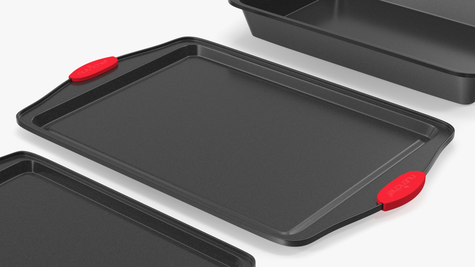 Baking Trays Set Model - TurboSquid 1981363